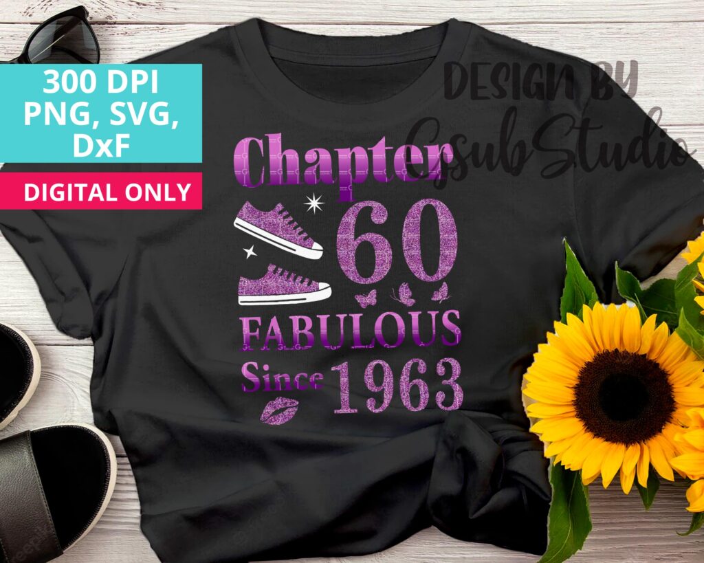 Chapter 60 fabulous since 1963 svg
